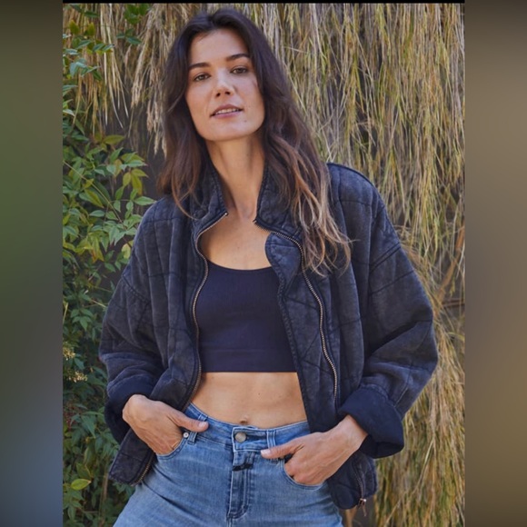 By Together | Jackets & Coats | Its All Good Washed Jacket | Poshmark